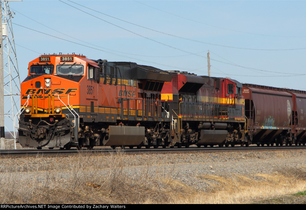 BNSF 3851 KCS 4167